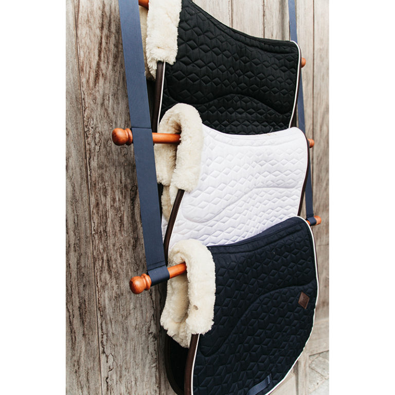 Grooming Deluxe Wooden Saddle Pad Hanger UK | Just Equine